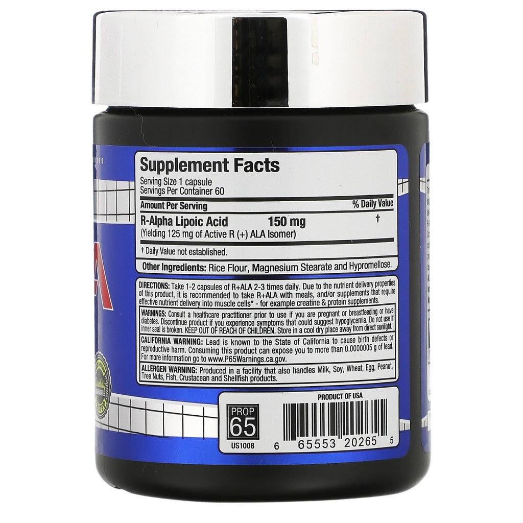 ALLMAX R+ALA 60 Capsules Exp Jul 2025 | NutriFirst Pte Ltd