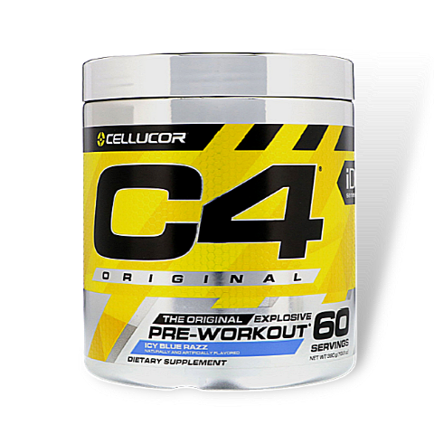 Cellucor C4 PRE-WORKOUT (390g) 60 Servings Icy Blue Raz EXP Jan 2027 ...